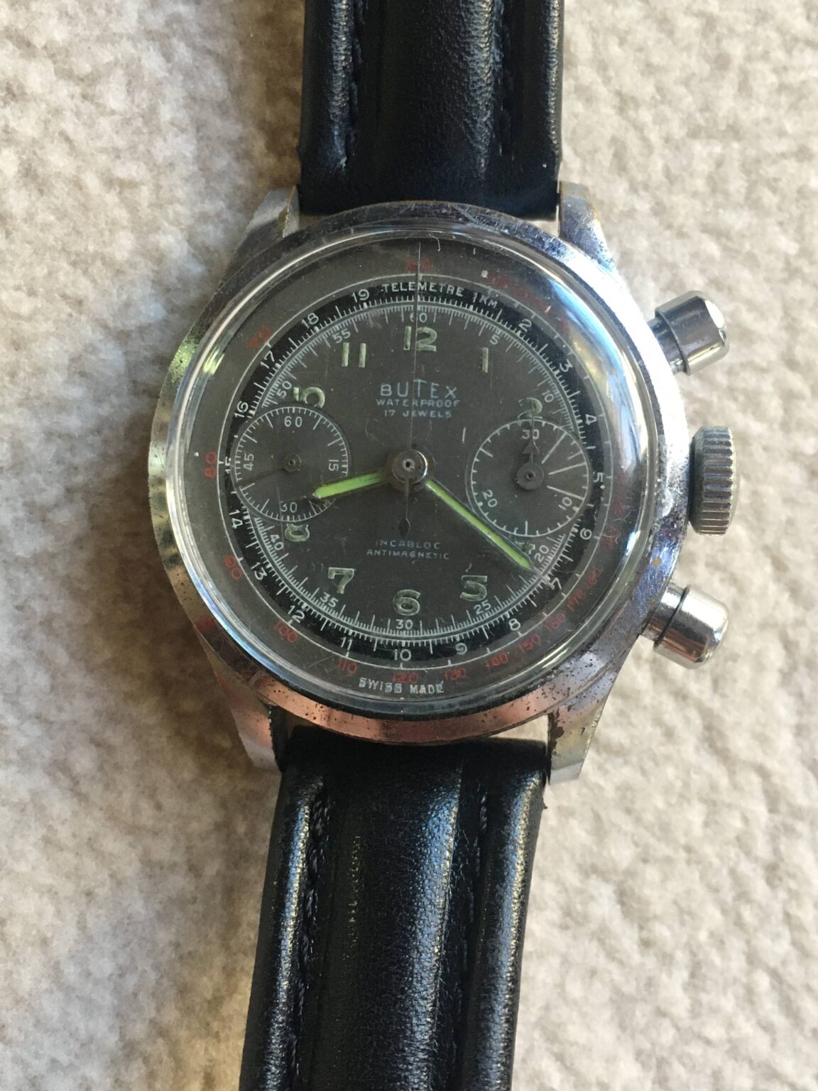 Butex Vintage Chronograph with Waterproof Pushers – My Vintage Watch